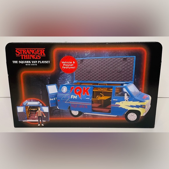Toys | New 225 Stranger Things Season 5 Wsqk The Squawk Van Playset ...